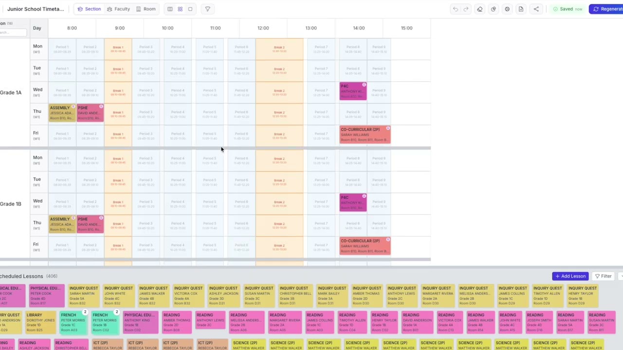 How to Fix & Pin Lessons in Your School Timetable | TimetableMaster