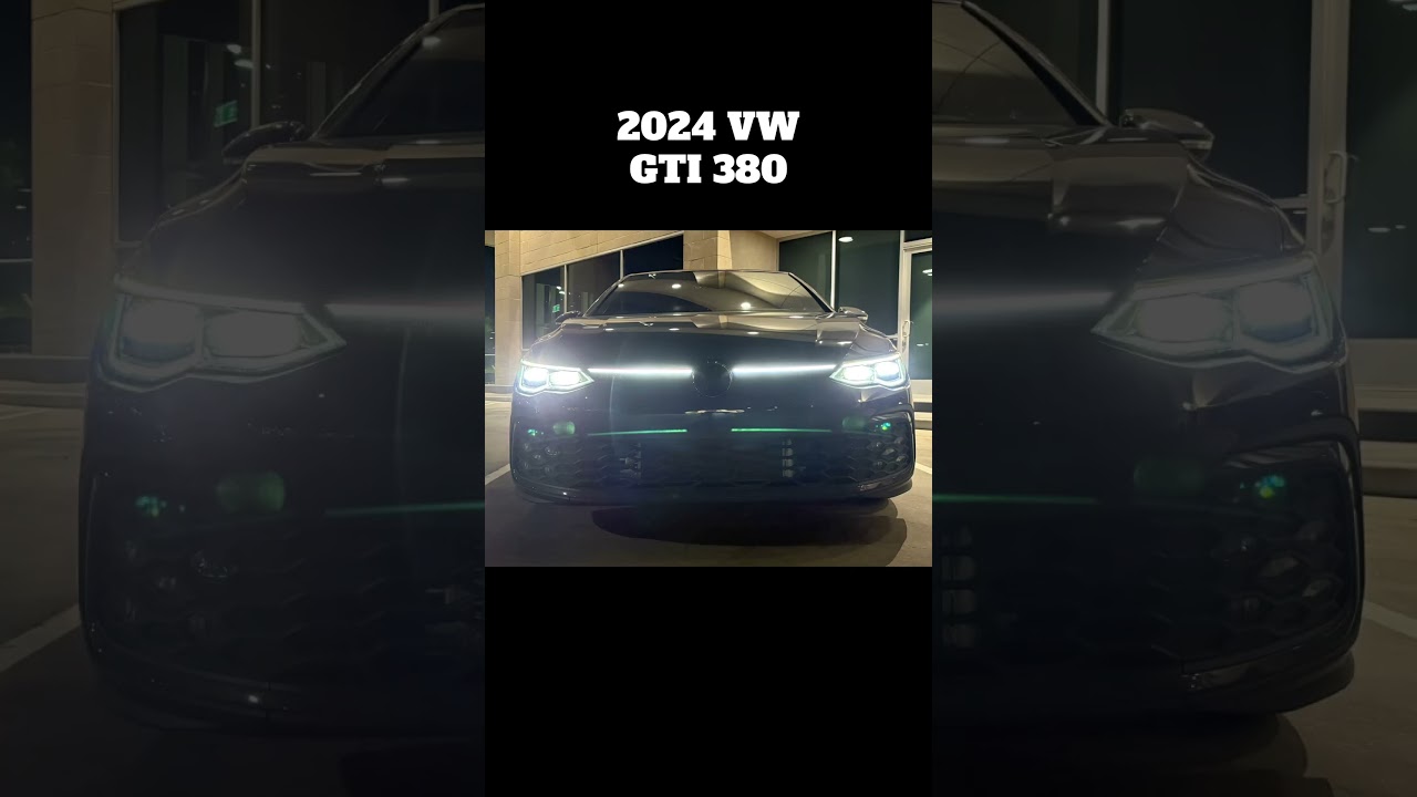 2024 VW GTI 380, the last of manual transmissions