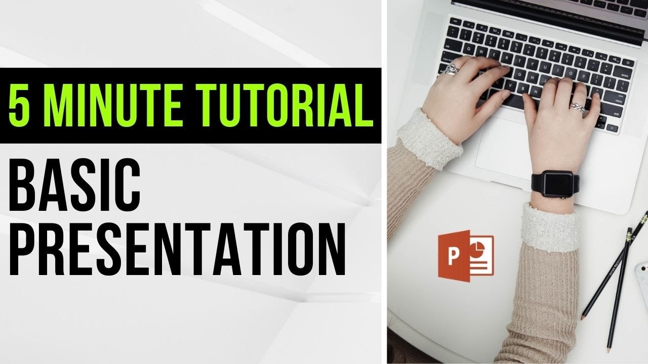 How to Create a Basic PowerPoint Presentation | 5 Minute Tutorial | PowerPoint Basics