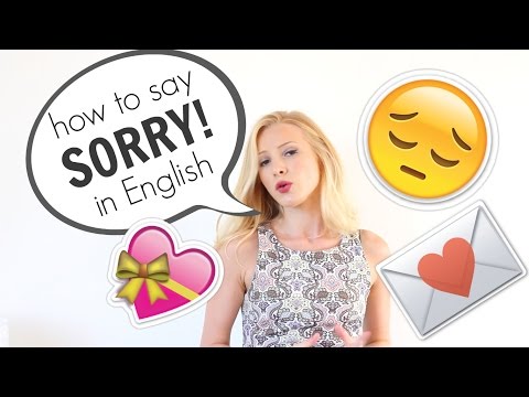 How to say SORRY and APOLOGISE in English | British English