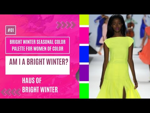 The Bright Winter Revolution: Reclaiming the Seasonal Color Palette for Women of Color