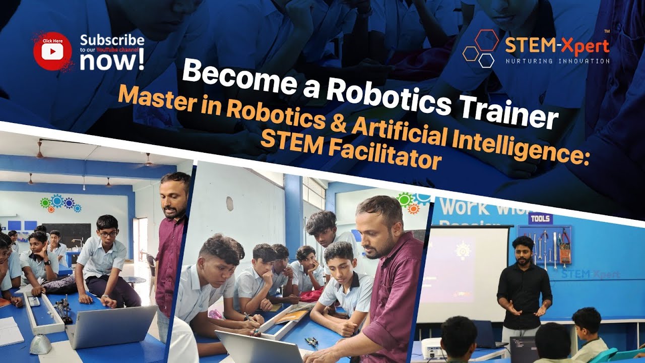 Certified Robotics Trainer: Inspire Young Minds in Coding, Robotics & AI | STEM Facilitator