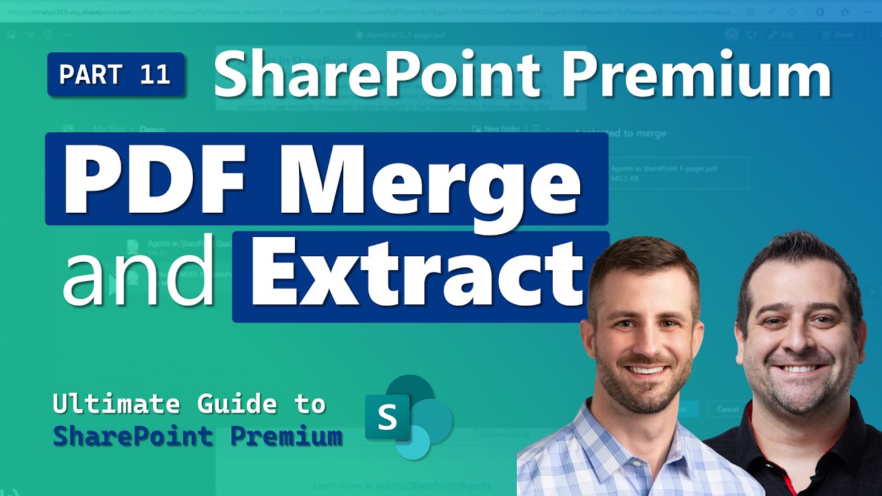 Merging and Extracting PDFs with SharePoint Premium 📃