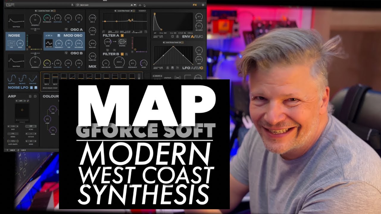 MAP - modern west coast synth by @gforcesoftware