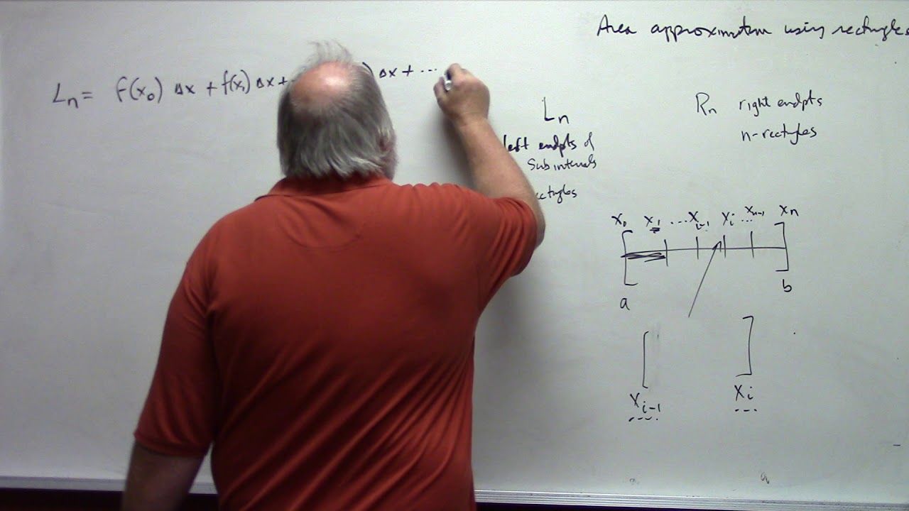 Math 131: Area approx with rectangles