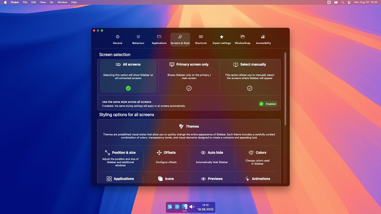 Sidebar - Styling Basics