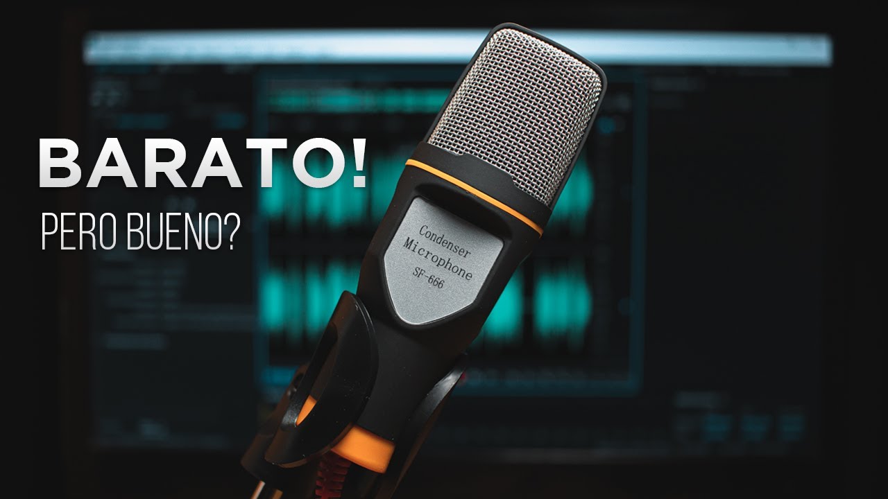 MICRÓFONO CONDENSADOR con tripie antipop y divisor de audio | REVIEW