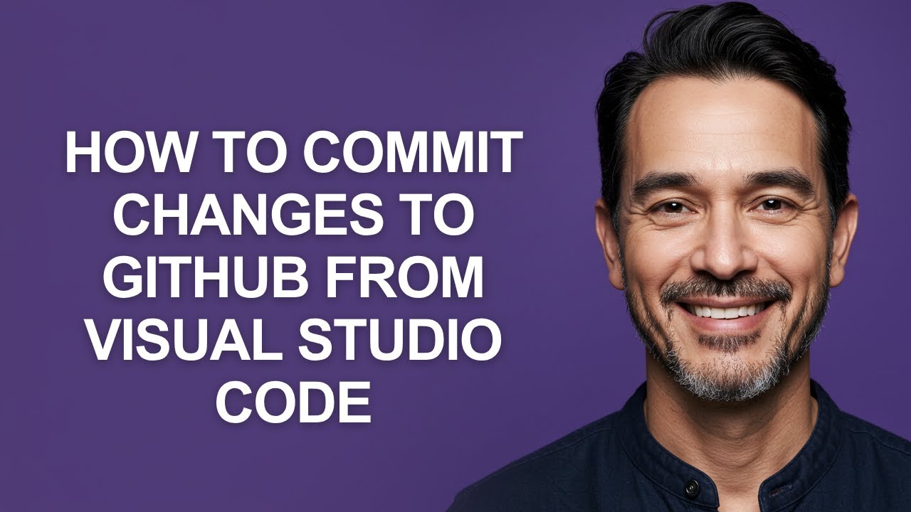 How to Commit Changes to Github From Visual Studio Code - KevinHowTo