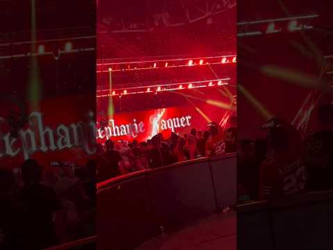 Stephanie Vaquer Makes His Entrance Into The Ring At WWE Raw