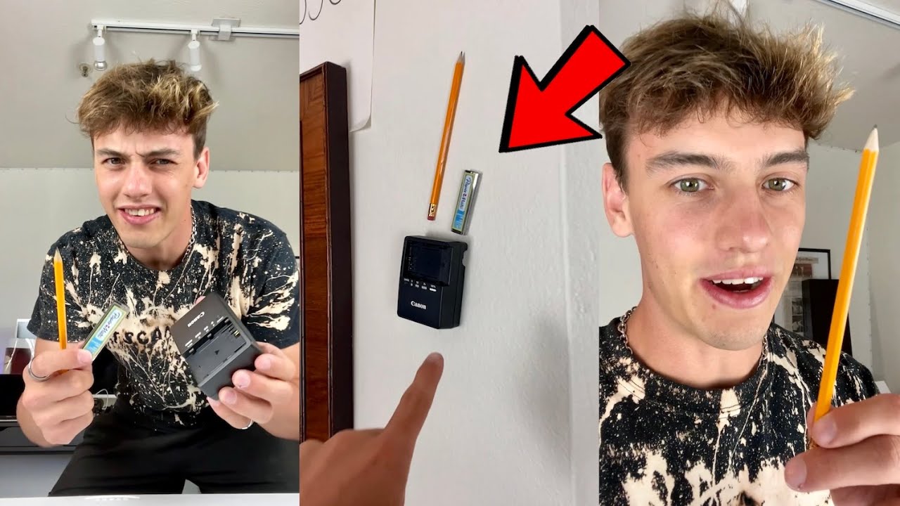 How to stick ANYTHING to your wall!! 😳 - #Shorts