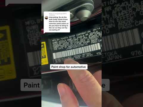 2 places to locate the paint color for your vehicle #painttouchup #rockchip #detailingtips