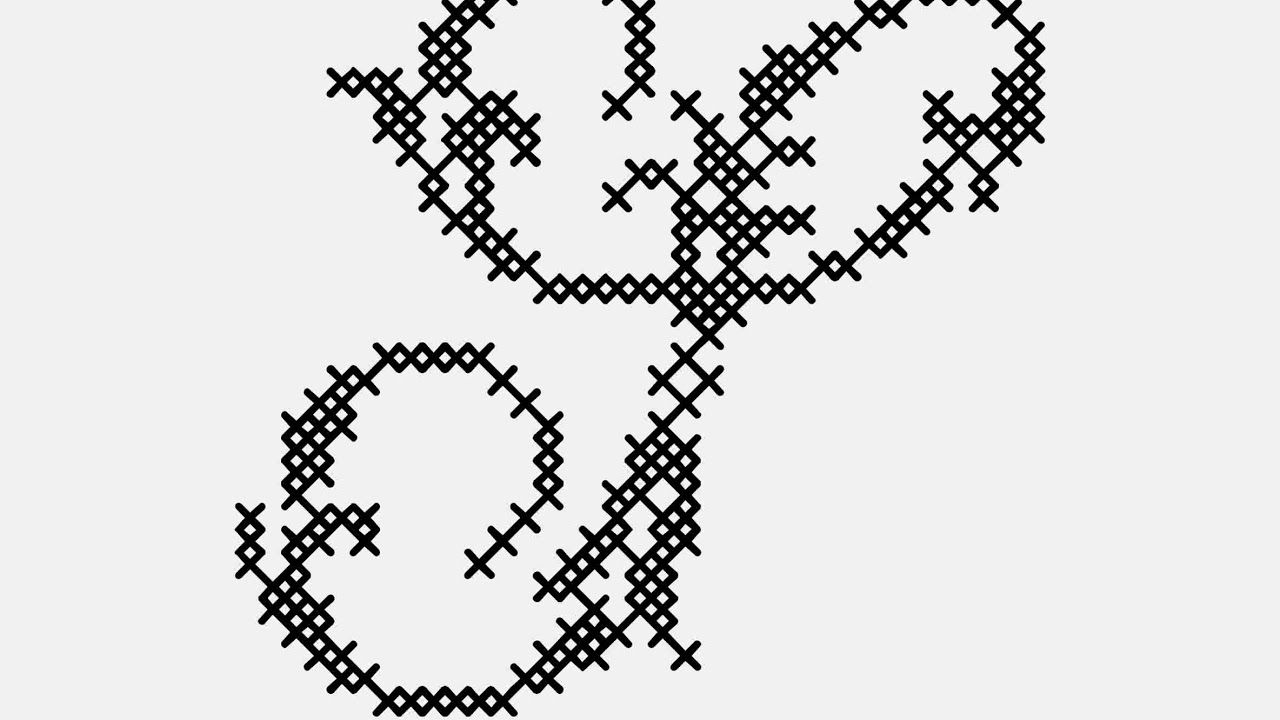 Cross Stitch Font Download