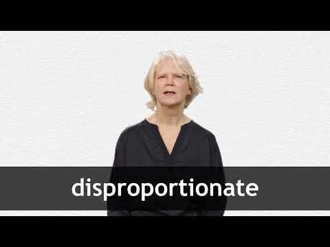 DISPROPORTIONATE definition in American English | Collins English ...