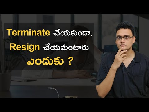 Termination Vs Resignation | Why companies want their employees to resign #softwarejobstelugu
