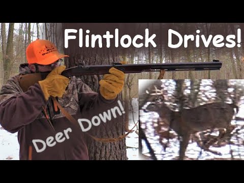 Opening Day FLINTLOCK DEER DRIVES!! (Big Bucks) - Traditional Flintlock ...