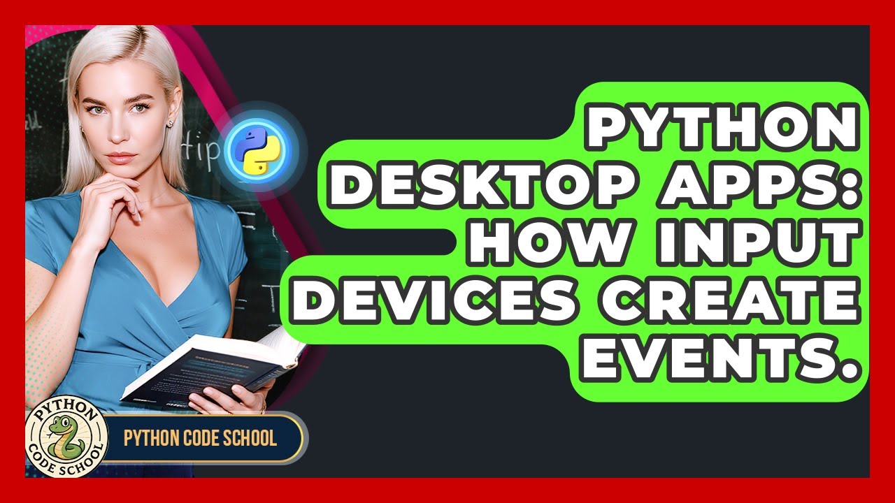 Python Desktop Apps: How Input Devices Create Events. - Python Code School