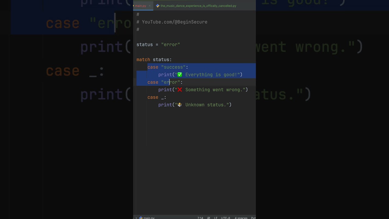 Python FINALLY Has Switch Statements! But Should You Use Them?
