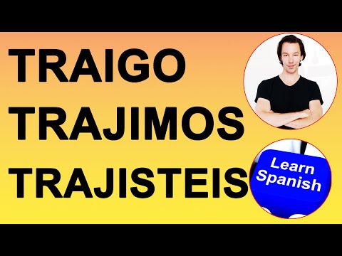The Spanish verb TRAER - TO BRING in the present + past + phrases Learn Spanish With Pablo.