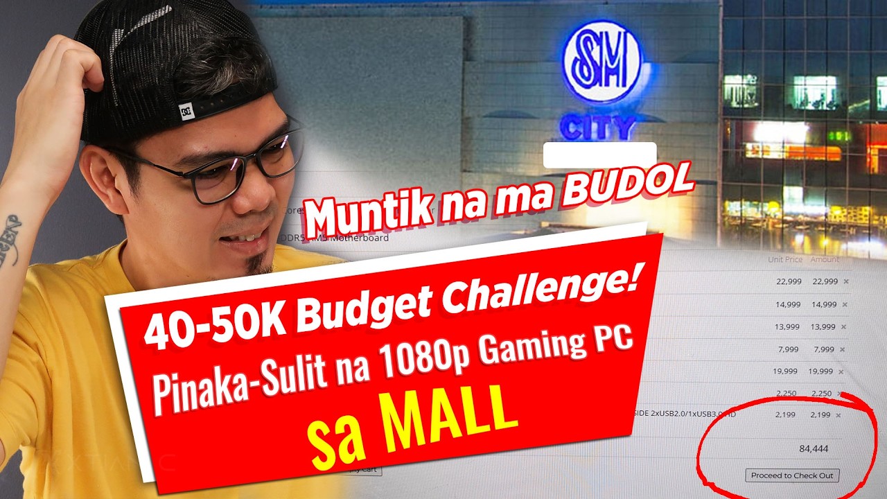 Canvassing for the Best ₱40-₱50K BUDGET 1080p Gaming PC sa MALL [Ph]