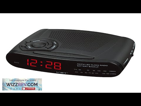 VST906 AM FM Radio Alarm Clock Radio Speaker LED Digital Display Media Review