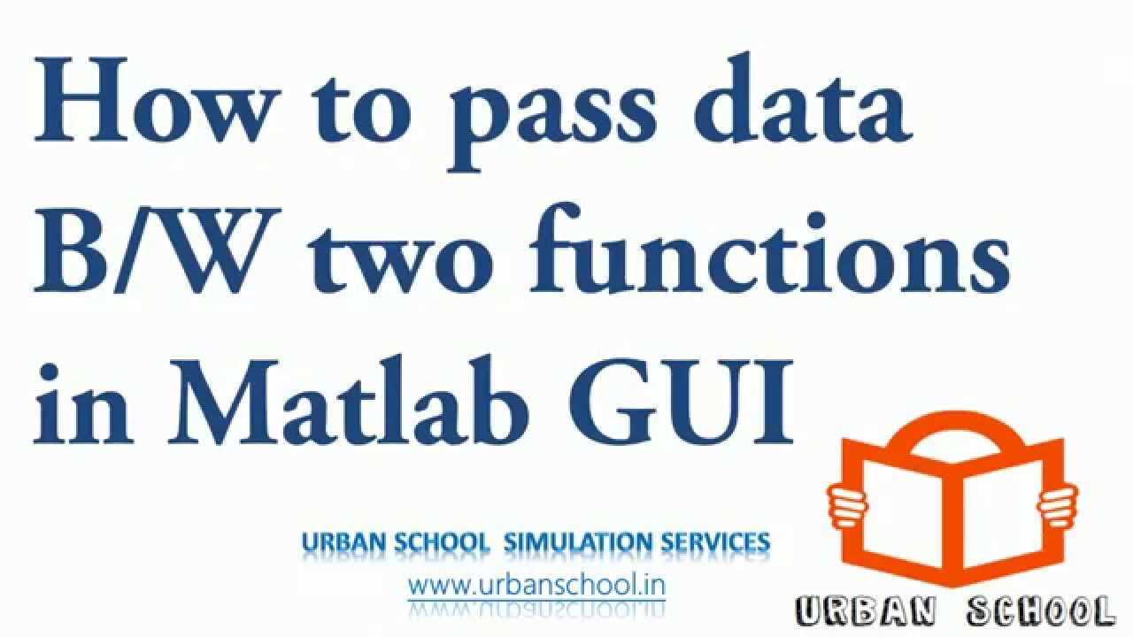 MATLAB GUI Tutorial: Learn how to pass data within GUI functions | getappdata setappdata