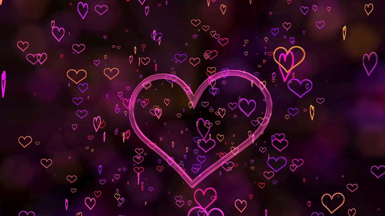 Love Heart Particles Background # 1  ║ 4k 60 fps ║ TikTok Trend ║ 4K Romantic background ║ Ultra HD