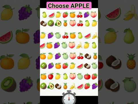 Find The APPLE🍎Emoji | 8⃣✖️8⃣ Matrix | Indian Incredible Dish | #shorts | #subscribe |