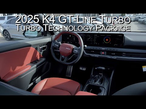 New 2025 Kia K4 GT-Line Turbo w/ Turbo Tech Package at Parkside Kia