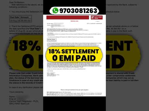 Personal Loan Settlement 18% #settlement #loans