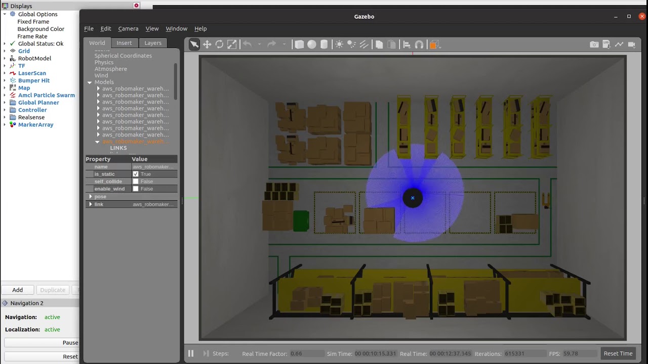 ROS2 Navigation2 Waypoint Follower User Input Executor - Warehouse Picking Demo