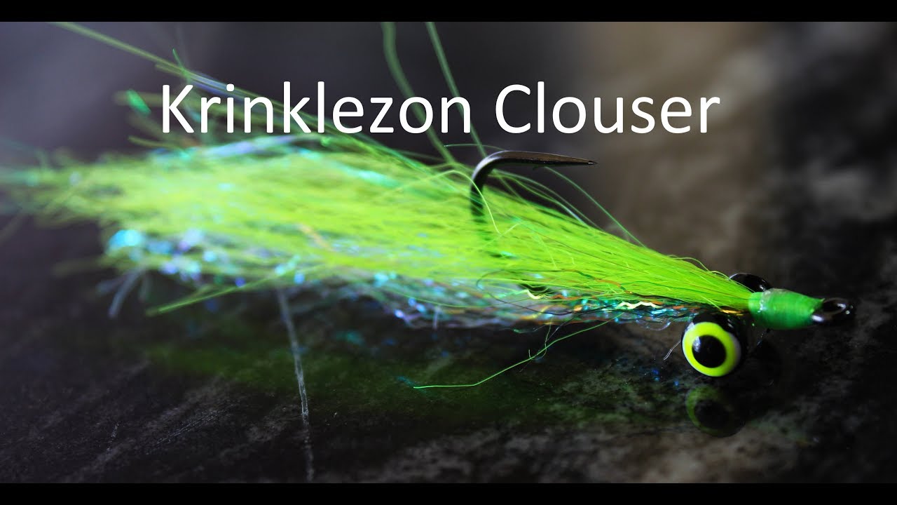 Krinklezon Clouser Minnow fly tying tutorial