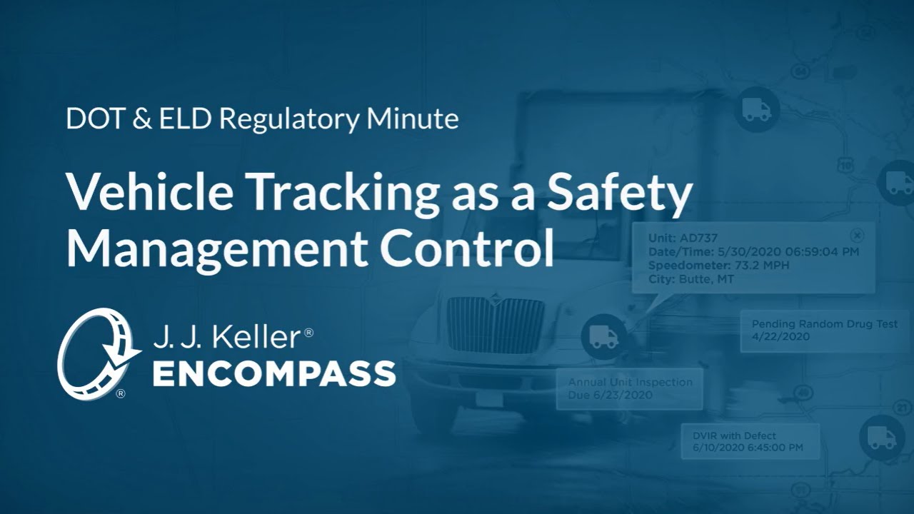 Vehicle Tracking as a Safety Management Control