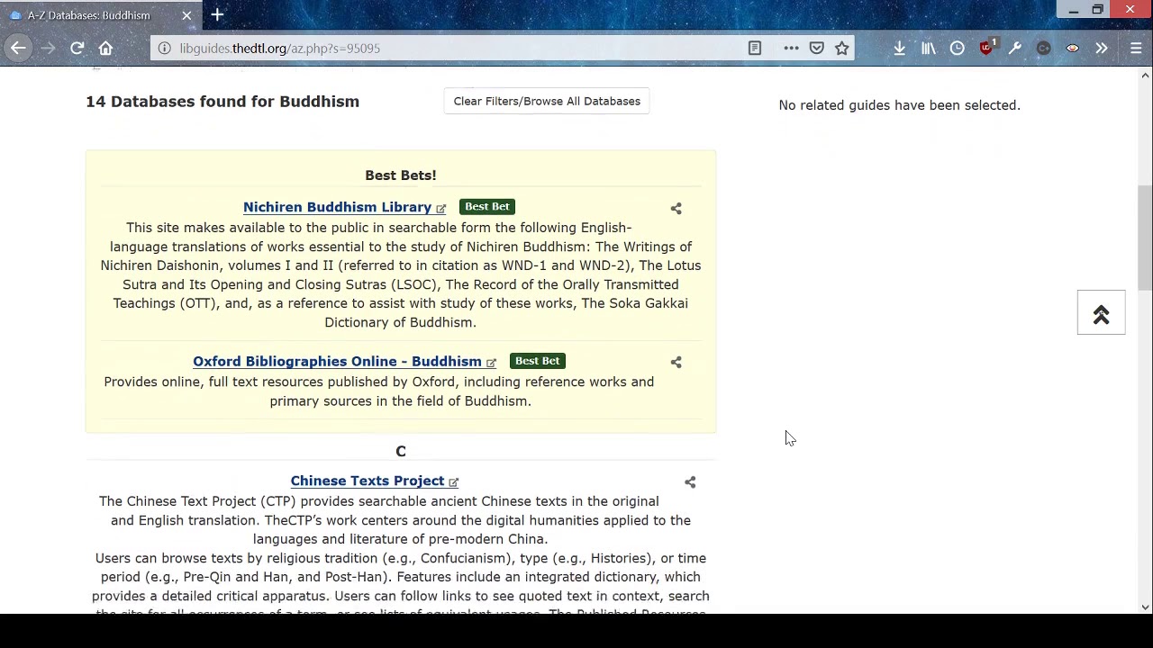 Intro to A-Z Databases