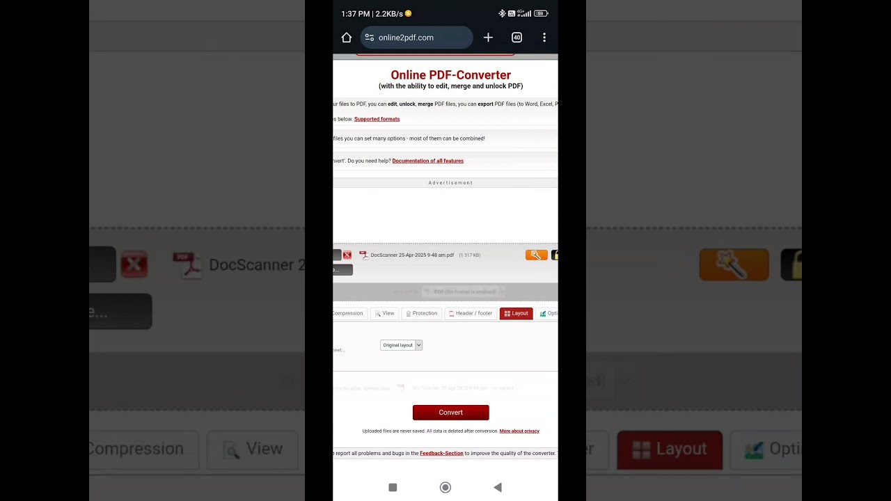 How To Set Multiple Pages In One Page|| #online #pdf #convert#multiple