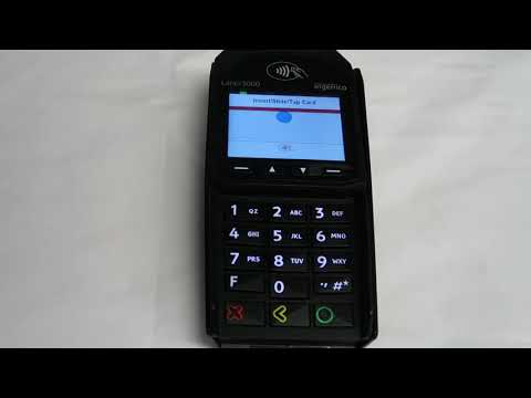 SAM4s cash registers using the Ingenico Lane 3000 Pin Pad