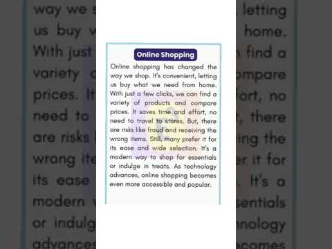 🔴 Essay On Online Shopping | Online Shopping Essay | Online Shopping Essay In English