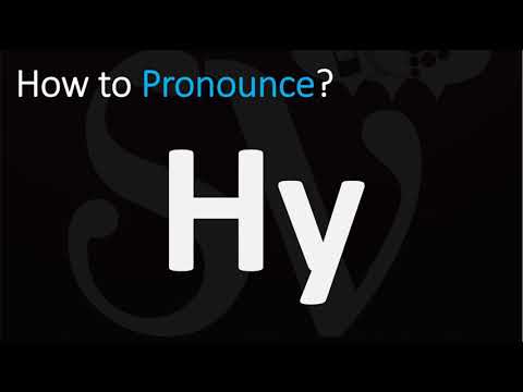 How to Pronounce Hy? (CORRECTLY)