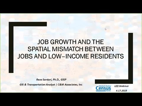 Job Growth and Spatial Mismatch between Jobs and Low-Income Residents