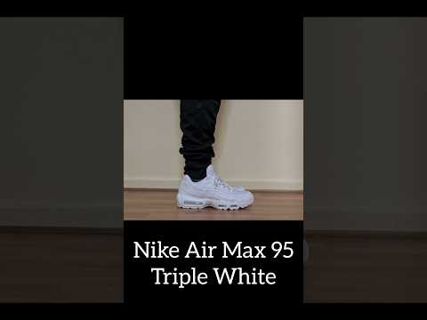 Best All White Pair For Summer??? NIKE AIR MAX 95. #nike #nikeair #nikeairmax95 #nike95