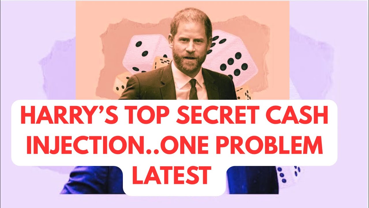 HARRY'S SECRET CASH INJECTION ...JUST HIM #royal #meghan #princeharry