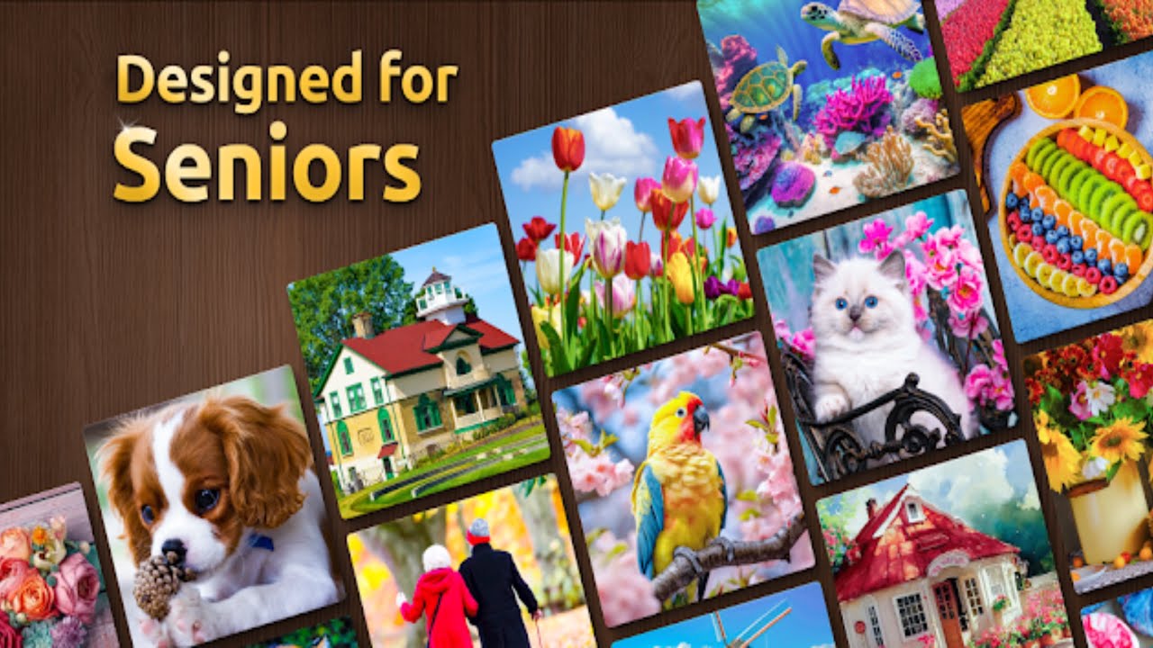 Vita Jigsaw for Seniors (by Vita Studio) IOS Gameplay Video (HD)