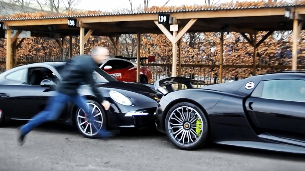 Porsche 918 Spyder Rolls into Porsche 911, Minor Crash Sees 911 Owner ...