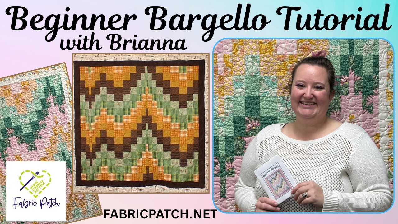 Beginner Bargello - The easiest way to start AND finish a Bargello Quilt!