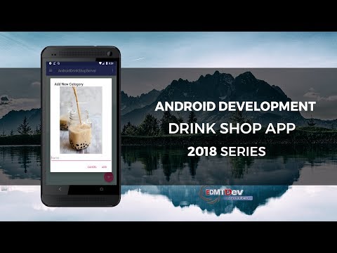 Learn Android Development Tutorial Drink Shop App part 26 Server App Add New Category - Mind Luster
