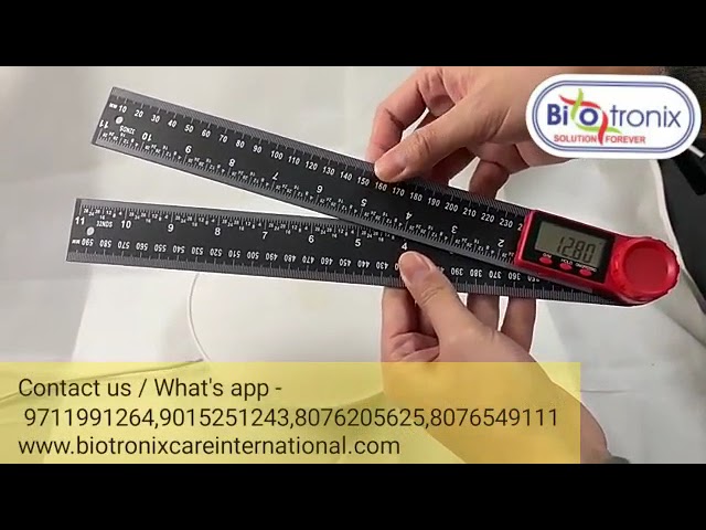 Goniometer - Biotronix Electronic Digital Goniometer Physiotherapy ...