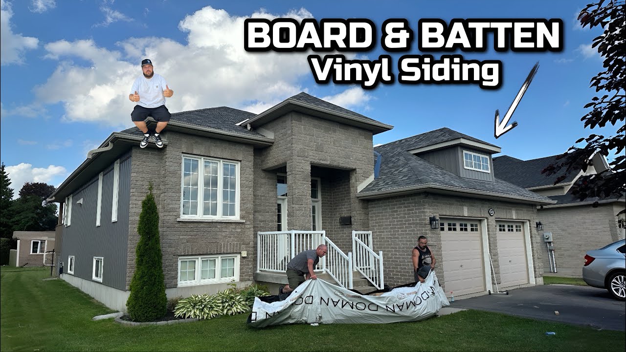 Board & Batten “VINYL” Siding!? (BIG UPGRADE)