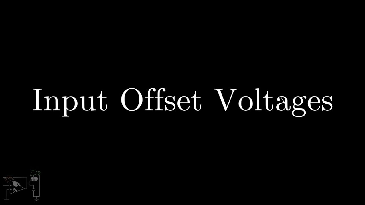 10. Input Offset Voltages