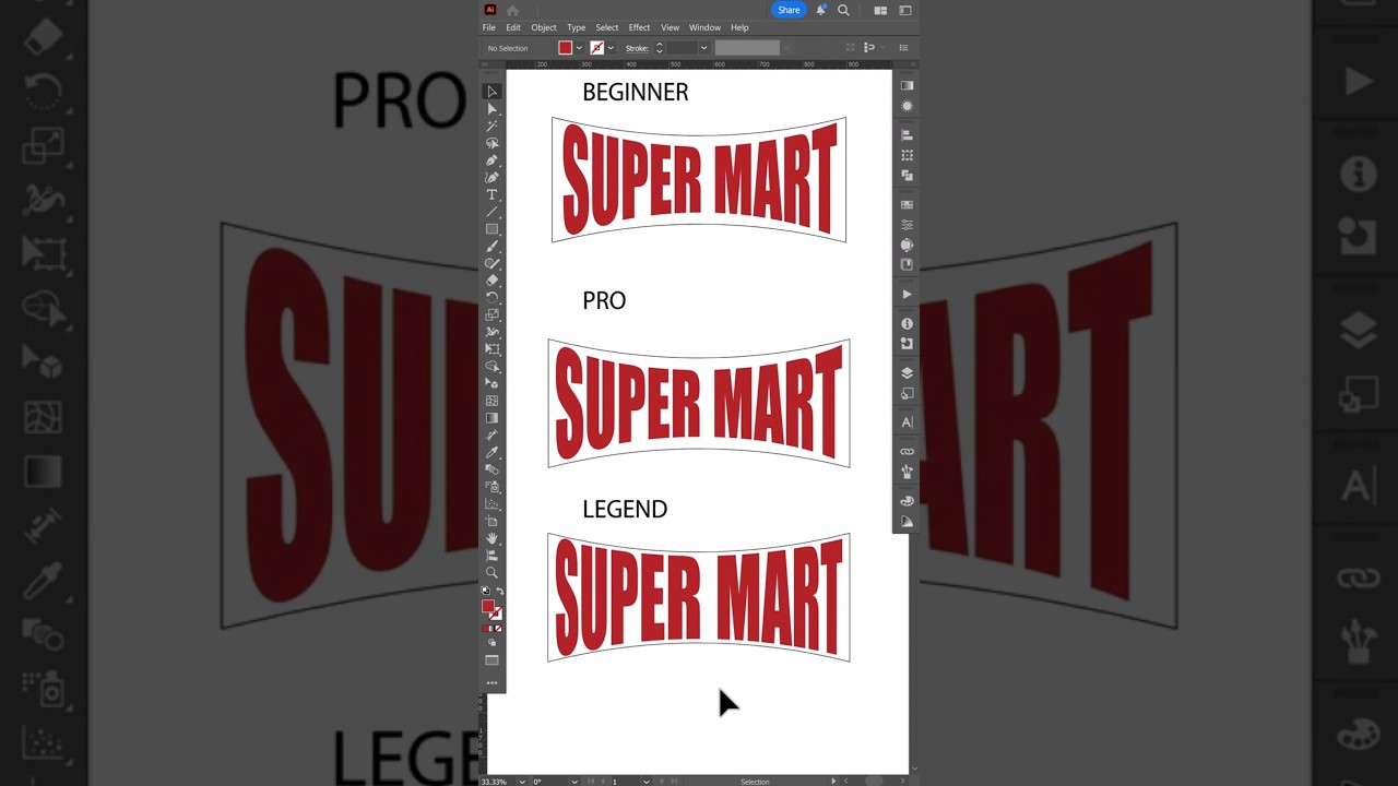 ADOBE ILLUSTRATOR TIP : CREATE TEXT SHAPE USING WARP , WIDTH & ENVELOPE DISTORT  #adobeillustrator
