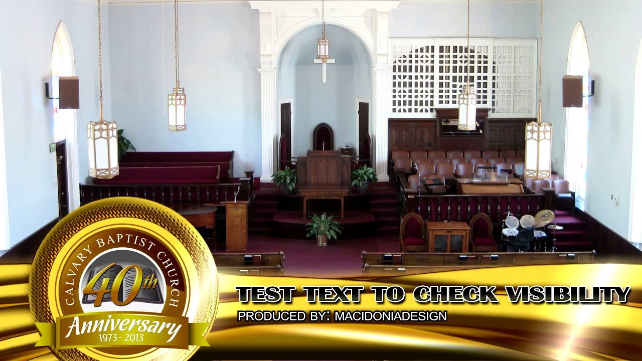 CHURCH LOWER THIRD ANIMATION 1