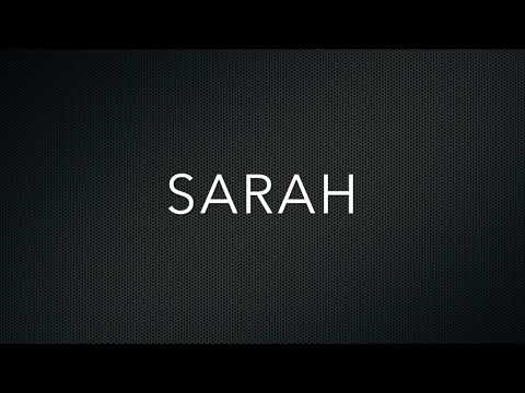 How to Pronounce Sarah